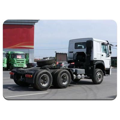 China SAIL Sinotruck Howo 371 Heavy Duty Dump Tractor Tipper Truck Head 450hp 6x4 Drive Wheel Used Condition Left Steering Euro 4 ABS for sale