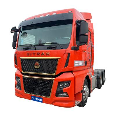 China SAIL China 6X4 HOWO Heavy Truck 40-50 Tons Capacity Used Second Hand Dump Driver Container Low Bed Semi Trailer 450HP 6x6 Left for sale