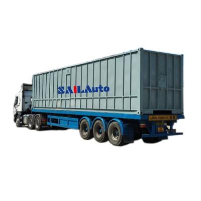 China SAIL Custom 40 Feet Vans Semi Trailer Truck with 4x4 Drive Wheel Electric 4x2 Rear Camera Used Cargo Van Car Sanitation Box OEM