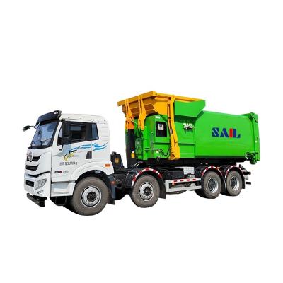 China Sail Municipal Services High Quality Automated Street Sweeper Engine Sanitation Truck Refuse Waste Collection Transfer 8800kg 6 for sale