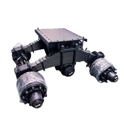 China SAIL Custom New Steel 25T-36T Trailer Track Auto Parts Axle Single Point Suspension Bogie for sale