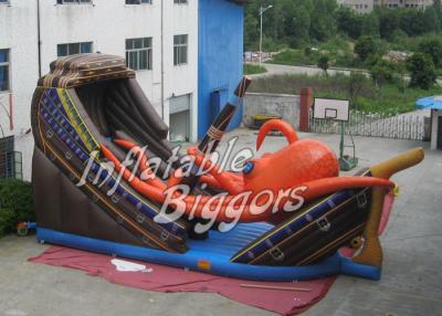 China Huur van de Jonge geitjes de Opblaasbare Dia's van de Pretparkoctopus met Duurzaam EN71 pvc Te koop