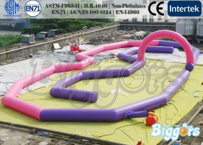 Cina Pista di corsa gonfiabile dei giochi gonfiabili popolari di sport/tunnel gonfiabile della corsa per le automobili in vendita