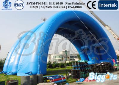 Cina Grande padiglione all'aperto gonfiabile della tenda del garage della tenda per la copertura dell'automobile con i ventilatori in vendita