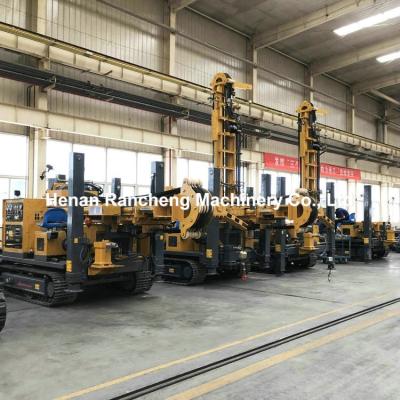Cina 400m profondità di perforazione 89mm canna di perforazione macchina di perforazione pozzo acqua 97KW potenza nominale in vendita