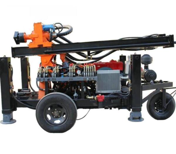 Quality 150m Drill Depth Borehole Water Well Drilling Rig Machine 32HP 100 - 219mm Diameter for sale