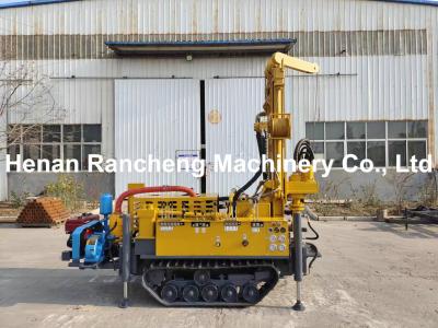 China RCF150S 150m Depth Compact Rubber Track Water Well Drilling Rig Machine With 42KW Yuchai Engine for sale