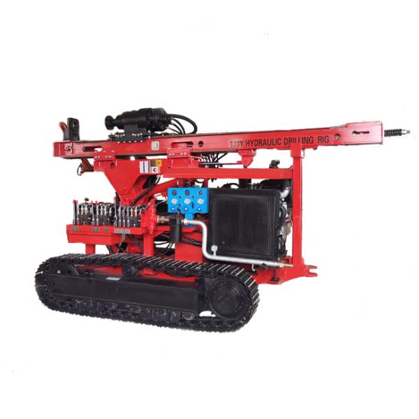 Quality 20 - 120m Depth Hydraulic Solar Pile Driver 56KW Power 2000mm Once Promotion for sale