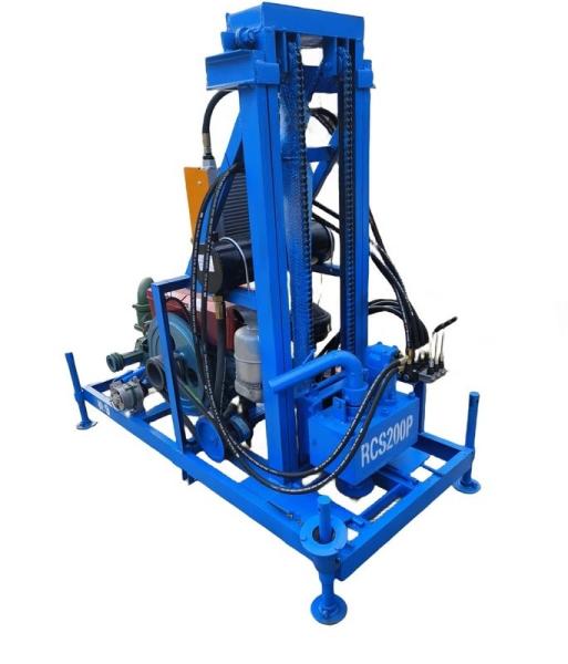 Quality 100mm - 450mm Dia Portable Water Drilling Machine 150m Depth With Two Wheels for sale