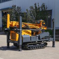 China High Efficiency 200m Depth Crawler-Mounted Water Well Drilling Rig Machine for sale