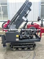 China 30m Depth Small Crawler Pneumatic Pile Driver Auger Pipe Drilling Machine DTH Drilling Rig for sale