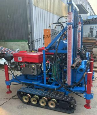 중국 160m Small Portable Water Well Drilling Rig Machine With 35HP Engine 판매용