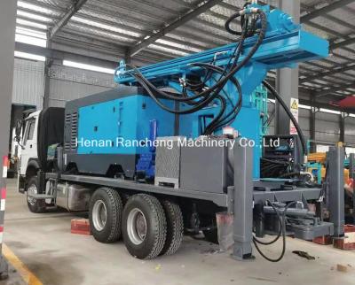 Cina Hydraulic 350m Well Drilling Machine Mounted Drilling Truck Price Diesel Water Well Drilling Rig For Sale in vendita