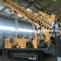 China 1000m Depth Crawler Mounted Water Well Drilling Rig Machine With 197KW Engine for sale