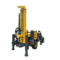 China Wheel Trailer Mounted Geological Geotechnical Exploration Core Drill Machine for sale