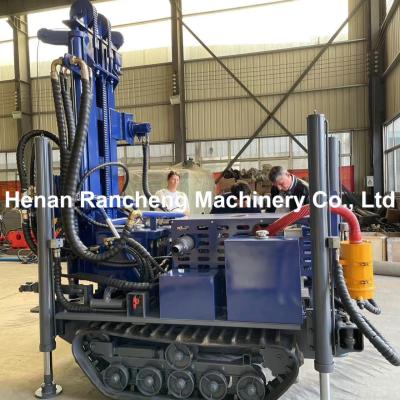 China Price Of High-Quality Tracked Small 180-Meter Water Well Drilling Rig For Rock And Soil for sale