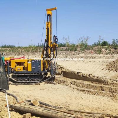 China Crawler Type Hydraulic Water Well Drilling Rig For Core Drilling Rig Home Water Well Equipment 150m Depth for sale