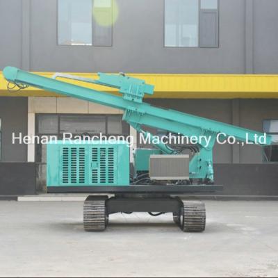 China Groundwork Photovoltaic Hydraulic Crawler Solar Pile Driver RC240Y Hydraulic Ramming Solar Pile Machine for sale