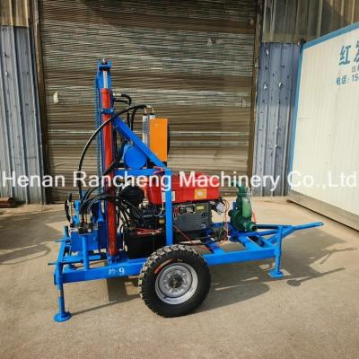 China 150m DTH Hydraulische waterput boormachine Draagbare pneumatische aanhangwagen Gemonteerde boormachine Te koop