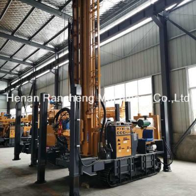 Cina Perforazione DTH montata su un crawler 500m Motore diesel Perforazione di pozzi idrici Macchine per foriere Macchine per perforazione ad aria in vendita