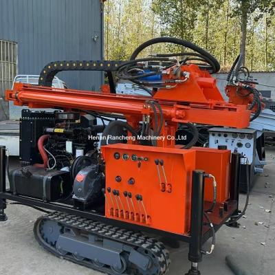 China 200m Small Crawler Mounted Water Well Drill Rig 1000-2000N.M Torque for sale