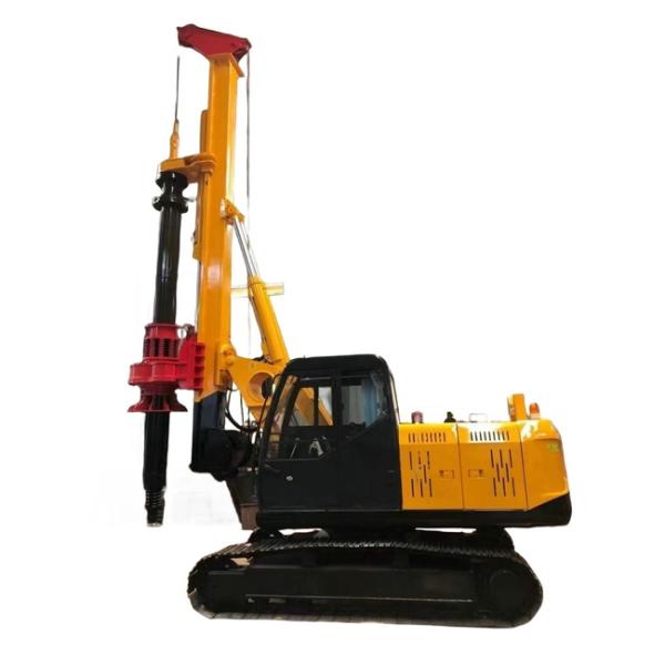 Quality Hydraulic Bored Piling Rotary Drilling Rig 95KW Yuchai Engine 15m Piling Depth for sale