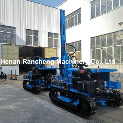 China Drill Depth 40-45m Hydraulic DTH Drilling Rig Both Rotary And Hammer Drilling for sale