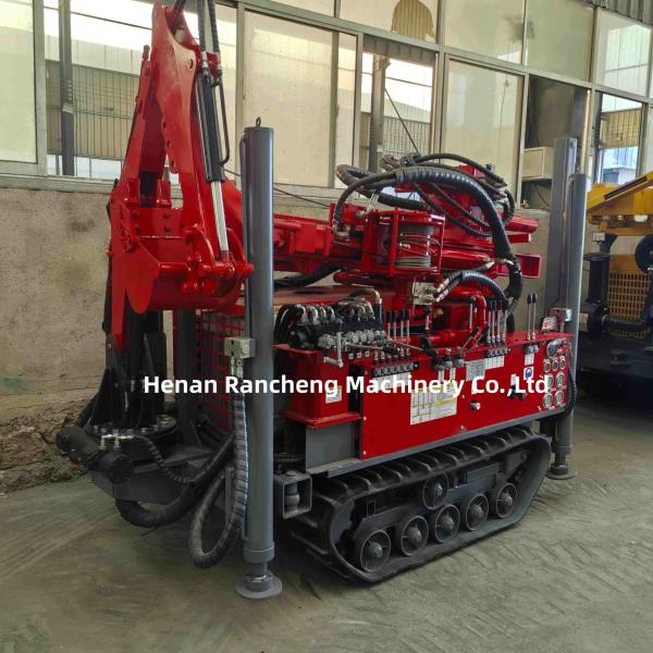 Quality RCF180S Water Well Drilling Rig Machine With 0.8t Excavator Arm for 76mm/89mm pipe for sale