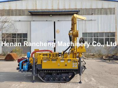 China Small Crawler Water Well Drilling Machine 42KW Engine 150m Drilling Depth for sale