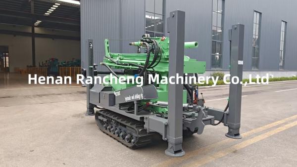 Quality 200m Crawler Mounted Pneumatic Water Well Drilling Machine 58KW Diesel Engine for sale