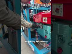 150m 16.2Kw ディーゼル フルオートマティック スクリップスレッド ポータブル 水井掘削機