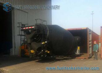 China Black HOWO 6X4 Concrete Mixer Truck 7 Cubic Metre Drum Volume Mixing Capacity for sale
