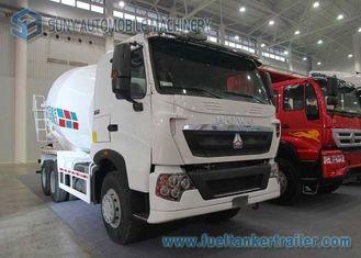 China Hydraulic 10 Cbm Cement Mixer Truck HOWO T7H 360 Hp 6X4 ZF Reducer for sale