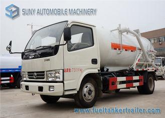 China China Dongfeng 4000L 100hp Vacuum Tank Truck 4x2 Suction Type Sewer Scavenger for sale