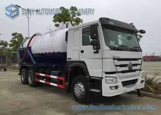 China 18000L Vacuum Tanker street cleaning vehicles 6x4 HOWO RHD Sewage Suction Truck for sale