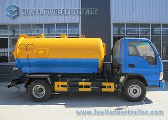 China JAC RHD LHD 6000L Sewage Vacuum Truck With Pump 6000 L Water Tank Volume for sale