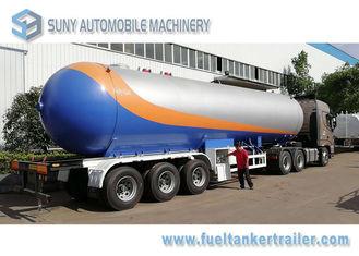 China 3 Axles 12 Wheels 56KL LPG Tank Semi Trailer LPG Tanker Transport Trailer for sale