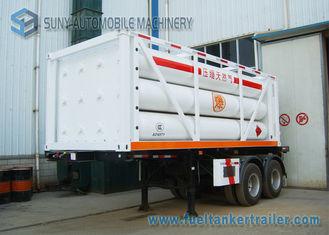 China High Performance 12 Tubes Containe CNG Tank Trailer ISO11120 / BV for sale