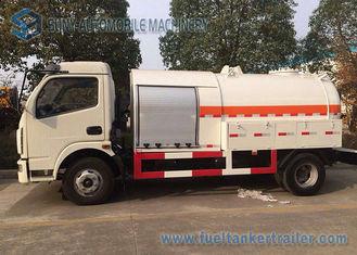 China Mini Liquid Tank Trailers With LPG Dispenser / Cooking Gas Dispense 5 Speed Truck for sale