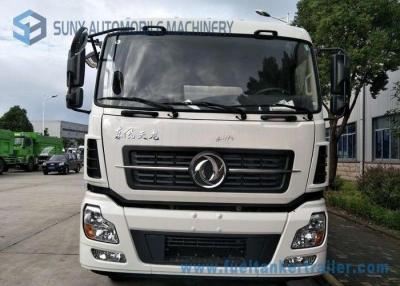 China Dongfeng 8*4 27.5cbm Fuel Tank Trailer 340HP Aluminium Alloy For Transporting Oil for sale