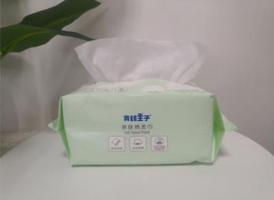 Cina I fazzoletti per il trucco non tessuti viscosi 100% del cotone eliminabile asciugano le strofinate per pulizia di bellezza in vendita