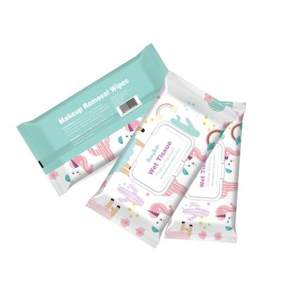 Cina Acqua micellare facciale di Rose Makeup Remover Wipes With dell'acqua di pulizia in vendita