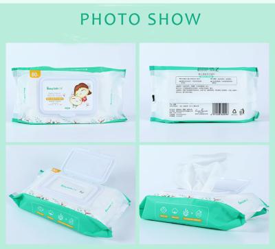Cina Salviette per neonati in tessuto non tessuto Spunlace 80 pezzi per neonati. Confezione individuale in vendita