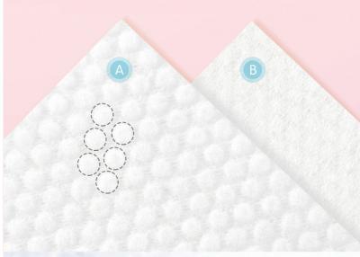 Cina 100 PCS Customized Organic Cotton Disposable Dry Wipe Soft Cotton Dry Wet Wipe in vendita