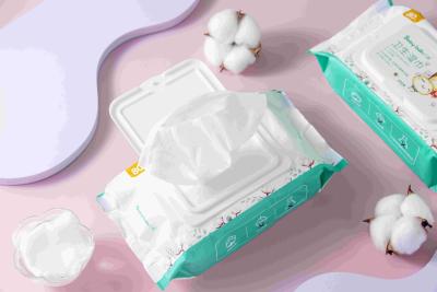 China Biodegradabile 99,9 Salviette per acqua organiche pure Pulizia delle mani Salviettine umidificate usa e getta per bambini for sale