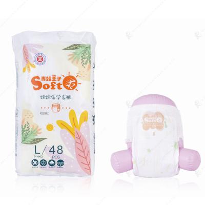 China Pantaloni eliminabili del pannolino del pannolino del bambino del bambino del ODM dell'OEM dei campioni liberi dei pannolini all'ingrosso economici della mutanda for sale