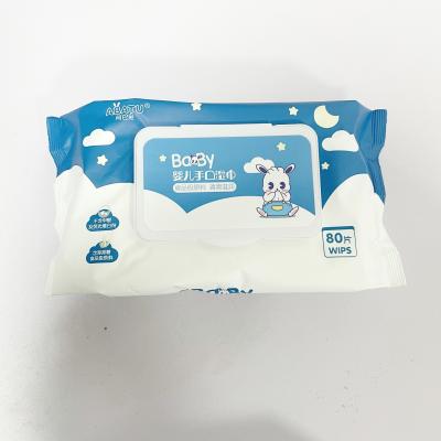 Cina Pure Water Cleaning Disposable Baby Tissue Wet Wipes Alcohol Free Fragrance Free in vendita