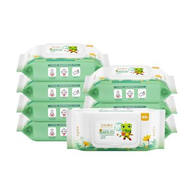 Cina L'acqua di pulizia biodegradabile del bambino dei pc all'ingrosso di alta qualità 80 pulisce le strofinate bagnate eliminabili in vendita