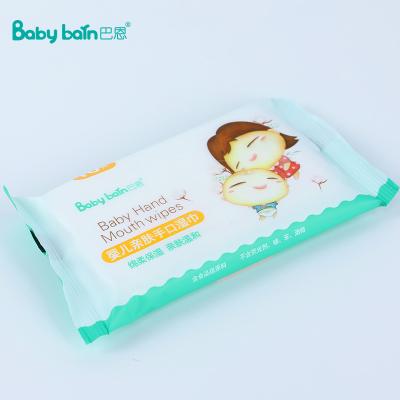 Cina 80pc per prezzo economico su ordinazione biodegradabile del tessuto naturale della borsa e strofinate bagnate dei prodotti non tessuti ultra molli del bambino in vendita