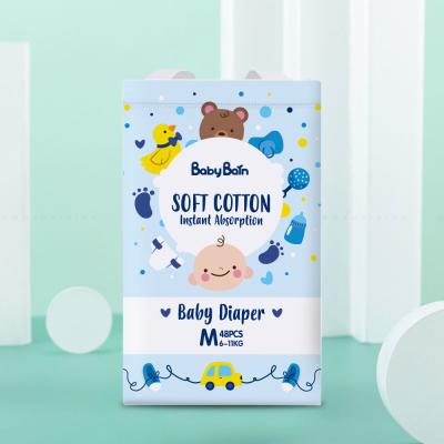 China pannolini economici dell'etichetta privata di alta qualità del bambino sonnolento eliminabile all'ingrosso del cotone for sale